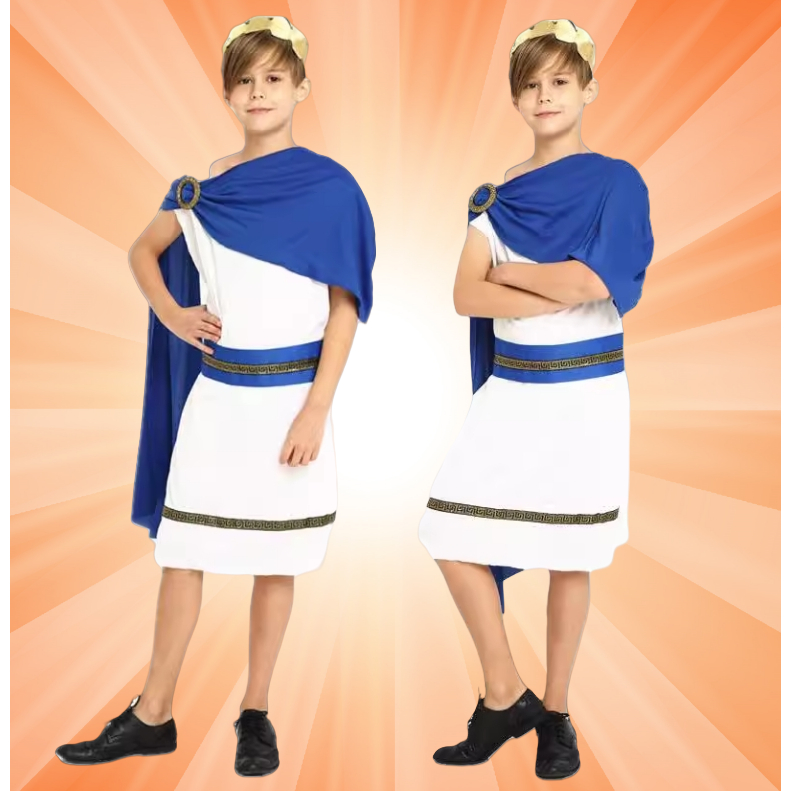 United Nations Greek National Costume For Kids Halloween Cosplay Greek ...