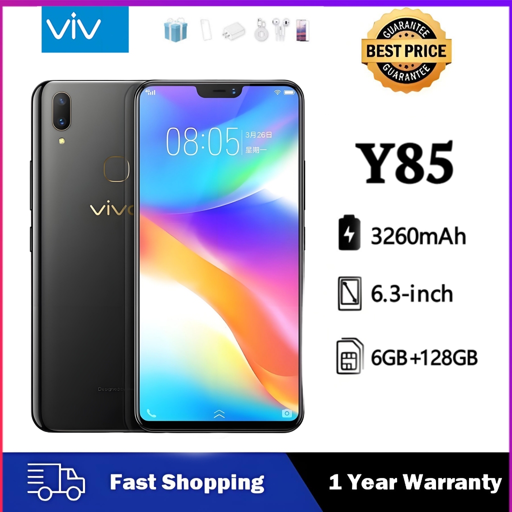 Y85 Smartphone Cellphone 6+128GB Ultra-Thin Face/Fingerprint Unlock 6. ...