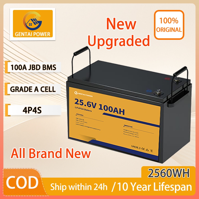 Gentai Power LiFePO4 Lithium Battery 24V/12V 100AH Solar Battery Grade ...