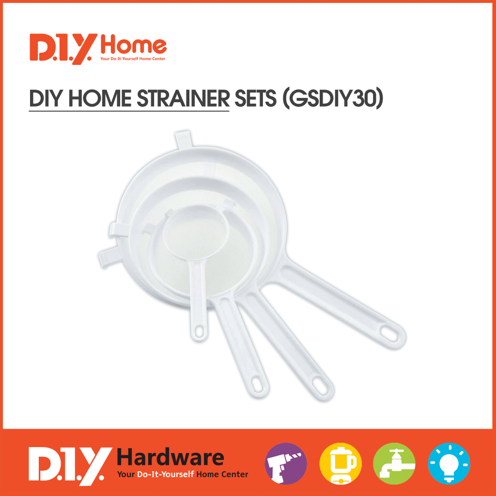 DIY HOME Strainer Sets GSDIY30 | Shopee Philippines