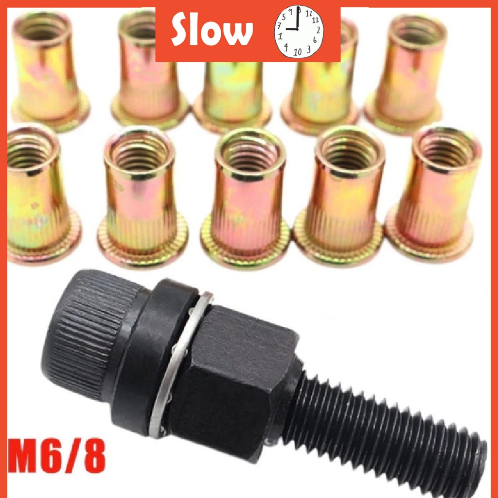 M6 M8 Hand Rivet Nut Head Kit With 10Pcs Nuts Set For Manual Riveter ...