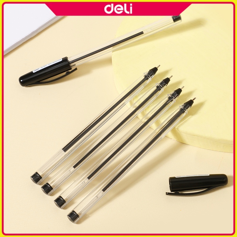 Deli 1.0mm Gel Pen 1 PC Medium Oil Pen Pull-out Triangle Rod Mini Tip ...