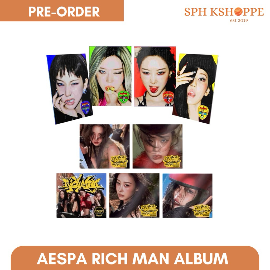 [SEALED] AESPA The 6th Mini Album - Rich Man Energy & Burst Version Album Ver | Shopee Philippines