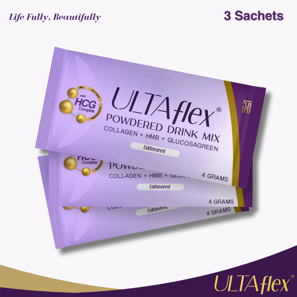 ULTAFLEX Unflavored Trial Pack 3 Sachets | Shopee Philippines