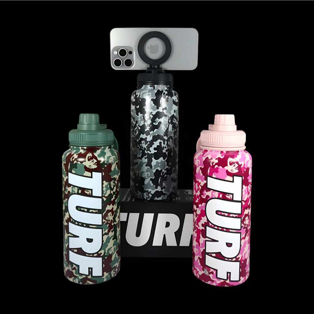 The Turf Thermal Tripod Flask – 1000ml Double Wall Stainless Steel ...