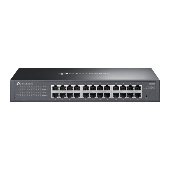 TP-Link ES224G Omada 24-Port Gigabit Easy Managed Switch | Shopee ...