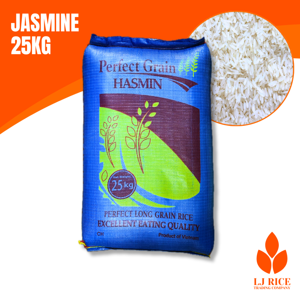Perfect Grain Hasmin Premium Long Grain Jasmine Rice Bigas 5kg, 25kg ...