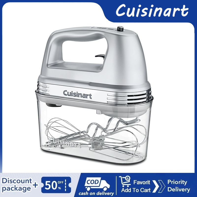 Cuisinart 9-Speed Digital Hand Mixer Electric, 400W Powerful DC Motor ...