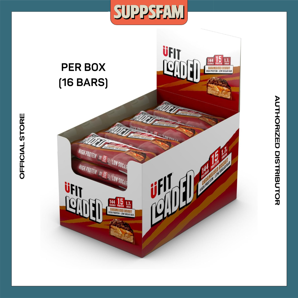 UFIT High 15g Protein Bar - (16 BARS PER BOX) - All Flavors | Shopee ...