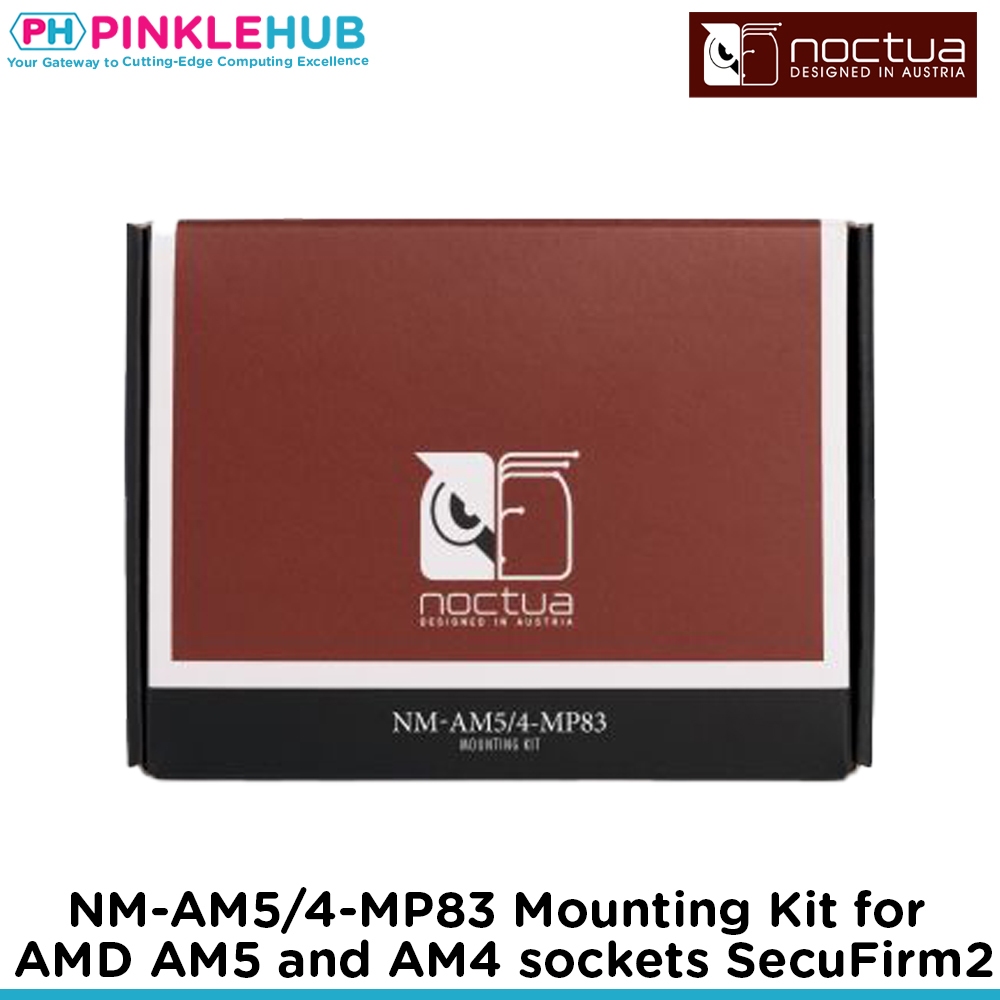 NOCTUA NM-AM5/4-MP83 Mounting Kit for AMD AM5 and AM4 sockets SecuFirm2 ...
