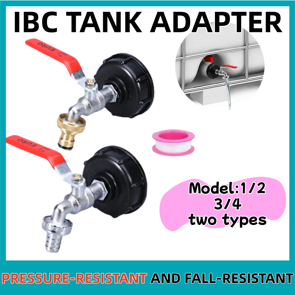 Ibc Tank S60*6 To 1/2'' 3/4'' Ibc Tank Adapter/Ibc Tank Connector/Ibc ...