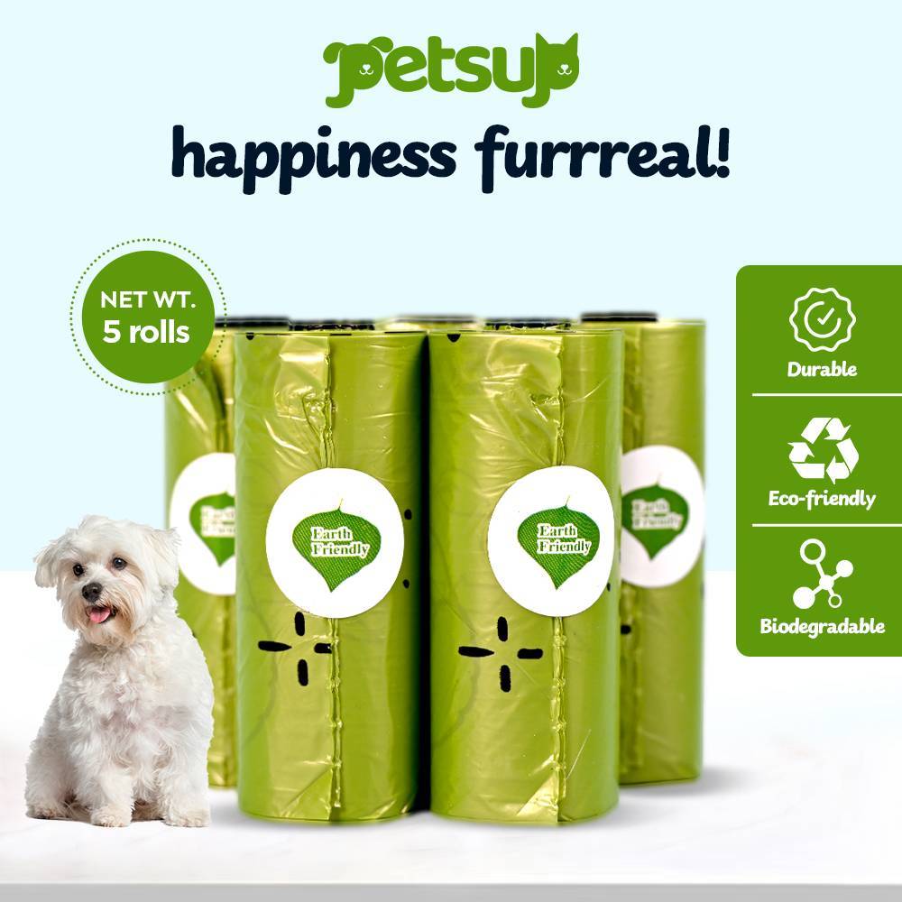 Petsup Biodegradable Pet Poop Bag Eco Friendly Leak Proof Extra Thick ...