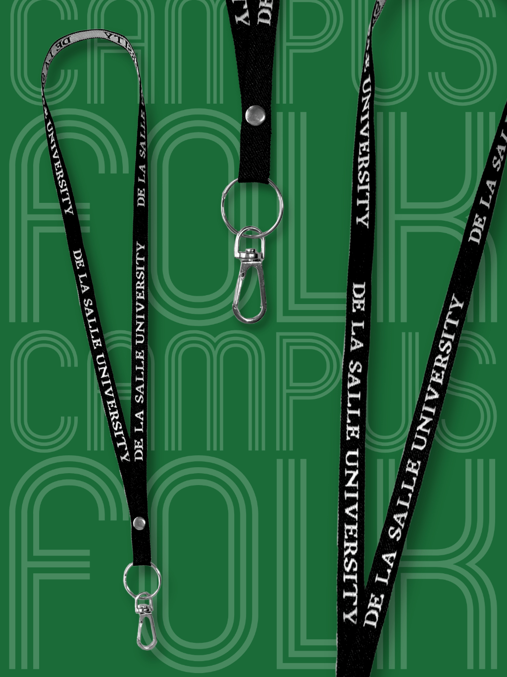 DLSU Embroidered Lanyard | De La Salle University | Campus Folk ...