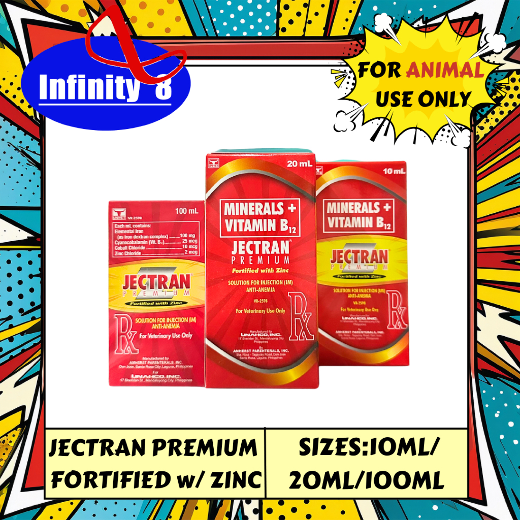UNIVET JECTRAN PREMIUM FORTIFIED WITH ZINC 10ML/20ML/100ML | Shopee ...