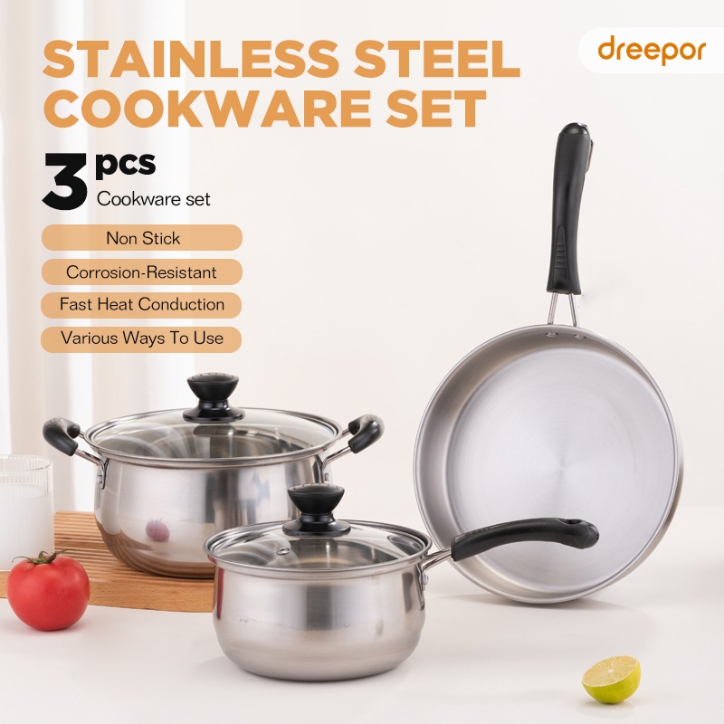 Shop stainless steel cookware for Sale on Shopee Philippines