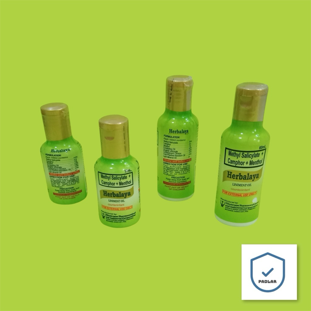 Herbalaya Liniment Oil Authentic | Shopee Philippines