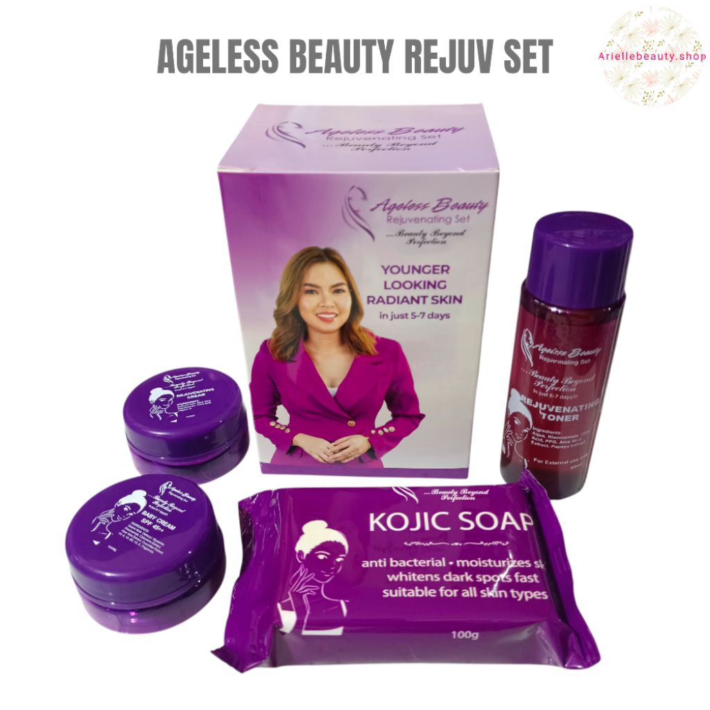 Ageless Beauty Rejuvenating Facial Set – Whitening, Anti-Acne & Skin ...
