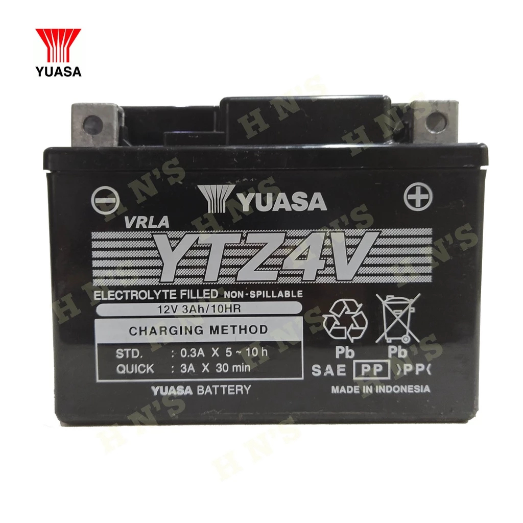YUASA YTZ4V Battery Original | Shopee Philippines