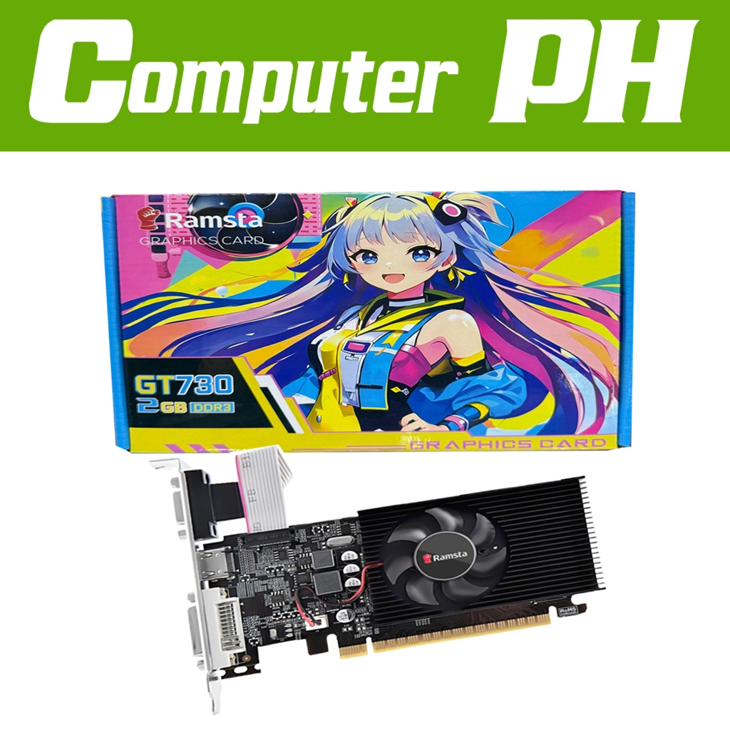 Ramsta GT730 DDR3 2GB Graphics Card | Shopee Philippines