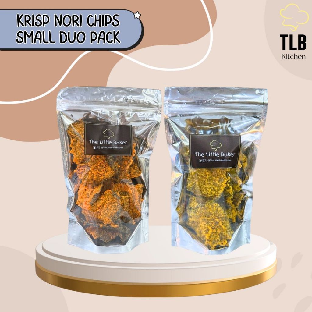 Krisp Nori Chips | 𝐂𝐫𝐢𝐬𝐩𝐲 𝐒𝐞𝐚𝐰𝐞𝐞𝐝 𝐒𝐧𝐚𝐜𝐤 - Duo Pack | Shopee Philippines
