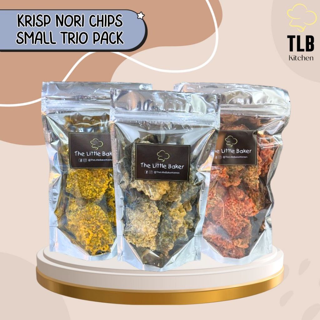 Krisp Nori Chips | 𝐂𝐫𝐢𝐬𝐩𝐲 𝐒𝐞𝐚𝐰𝐞𝐞𝐝 𝐒𝐧𝐚𝐜𝐤 - Trio Pack | Shopee Philippines