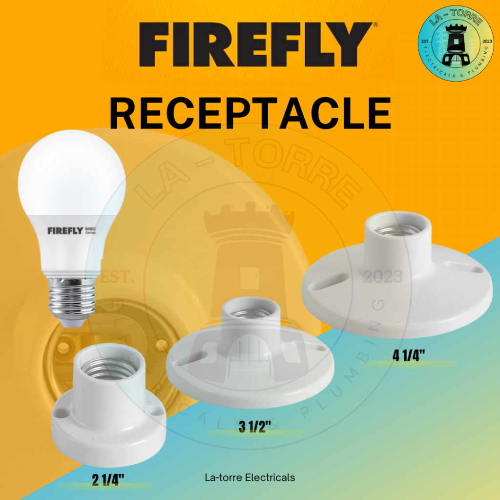 Firefly Ceiling Receptacle E27 | Shopee Philippines