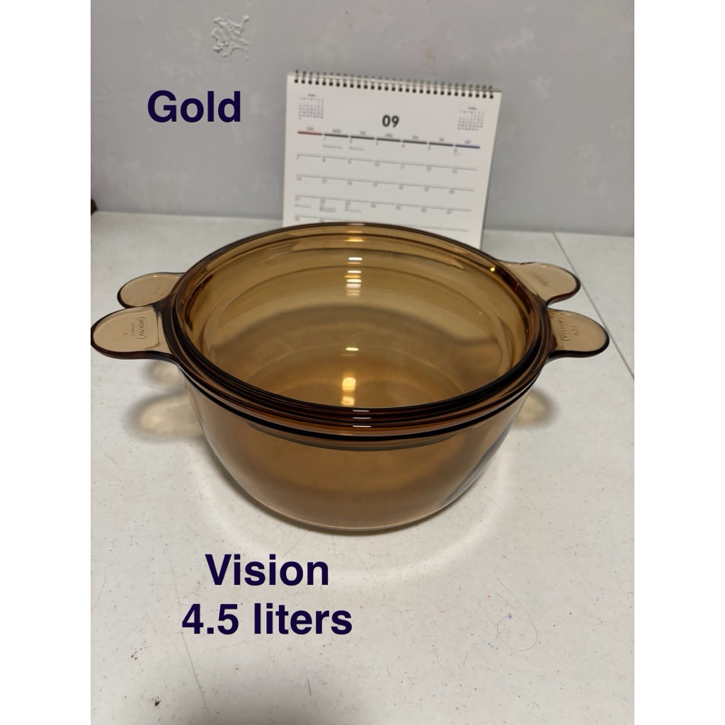 vision cookware 4.5 liters (gold) | Shopee Philippines