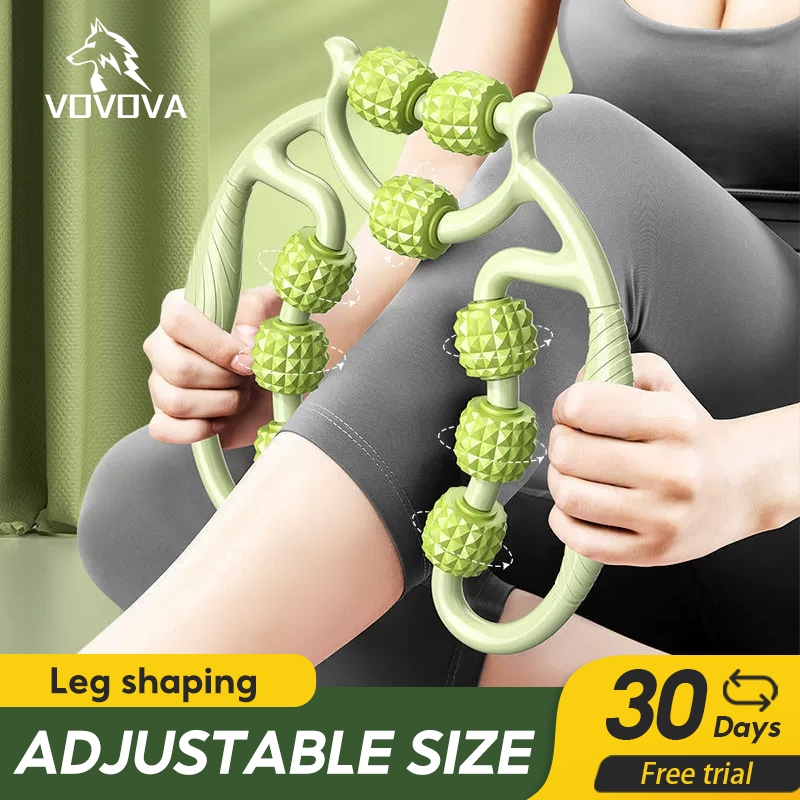 VOVOVA 9 Wheel Circular Leg Clamp Roller Multifunctional Slimming ...