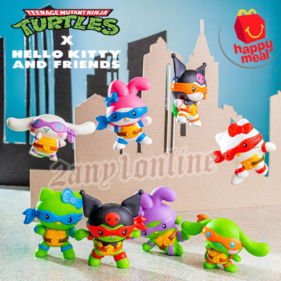 Mcdo Happy Meal Toy - Teenage Mutant Ninja Turtles x Hello Kitty and ...
