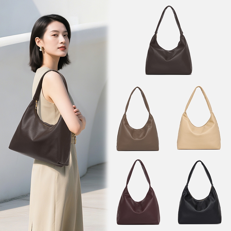 Mumu 4071 Simple Women Shoulder Hobo Bag Kili Kili Pu Leather Bags For ...