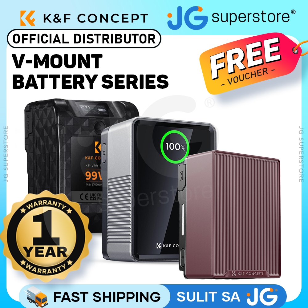K&F Concept KF-V99 V-Mount Battery Series – 99Wh / 50Wh, 6700mAh ...