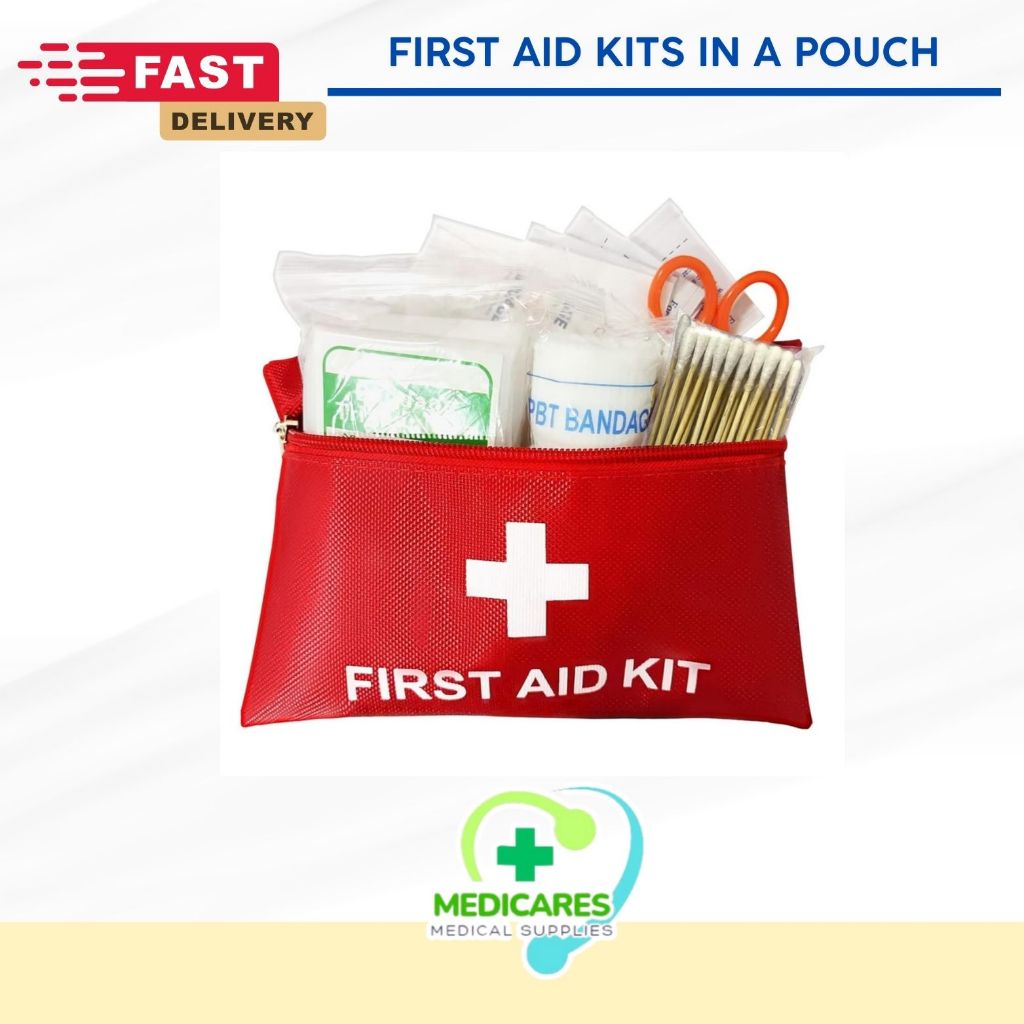 FIRST AID KIT IN POUCH COMPLETE CONTENT | Shopee Philippines