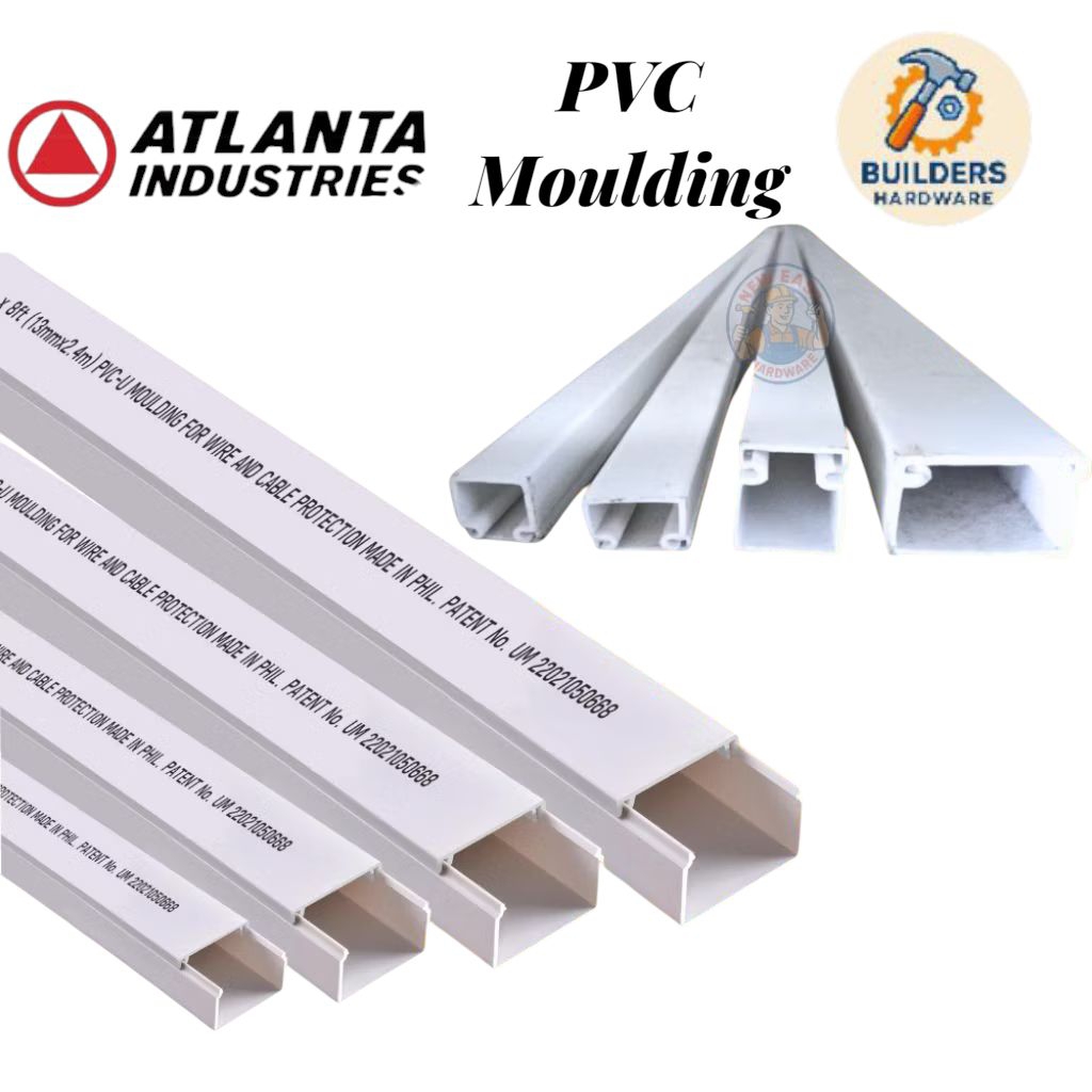 PVC Moulding Atlanta/Royu 4FT 1/2, 5/8, 3/4, 1 Good Quality | Shopee ...