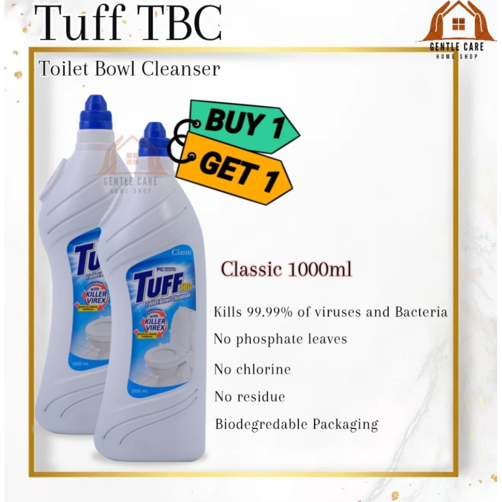 TUFF TBC CLASSIC 1000ML BUY 1 TAKE 1 TOILET BOWL CLEANSER | Shopee ...