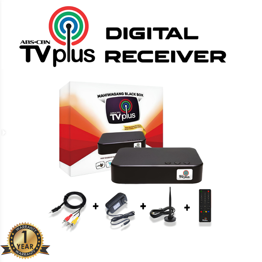 ABS-CBN Orginal TV PLUS [Complete Set] Digital TV Converter Box TV ...