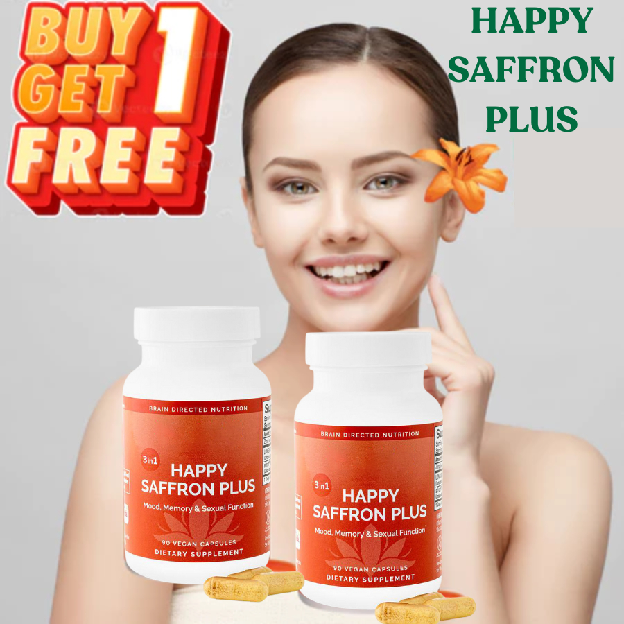 Happy Saffron Plus- Vitamin E Capsules - ach softgel is enriched with 400 IU of d-Alpha ...