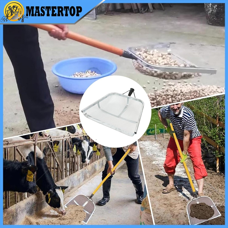 Galvanized Iron Sieve Large Hole Sieve Soil Sieve Sand Sieve Grain ...