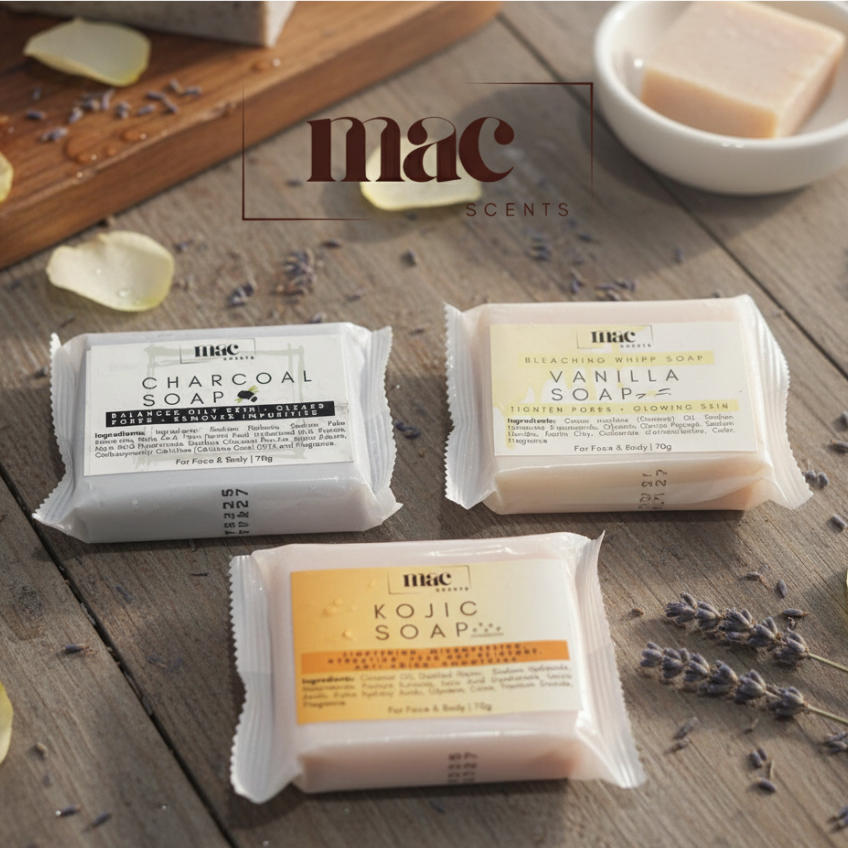 MAC Skincare Soap 70g Kojic Charcoal Vanilla | Whitening Brightening ...