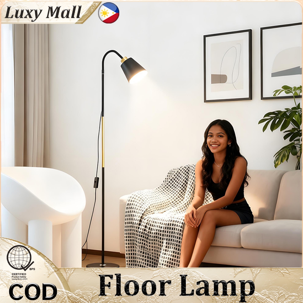 Luxy LED Floor Lamp Shade Bedroom Night Light Height Floor Lamp Room ...