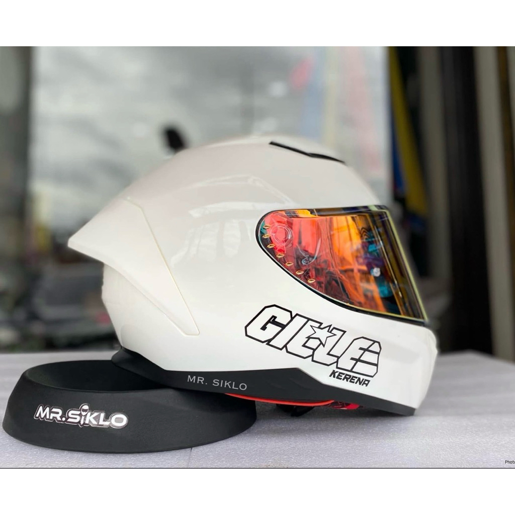 GILLE FF007 KERENA PLAIN FULL FACE HELMET SINGLE VISOR | Shopee Philippines