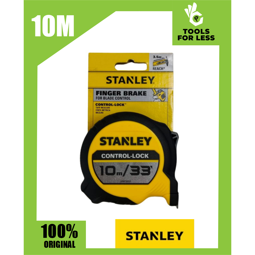 Stanley Control Lock Tape Measure 10m/33' Model: STHT37237-5 | Shopee ...