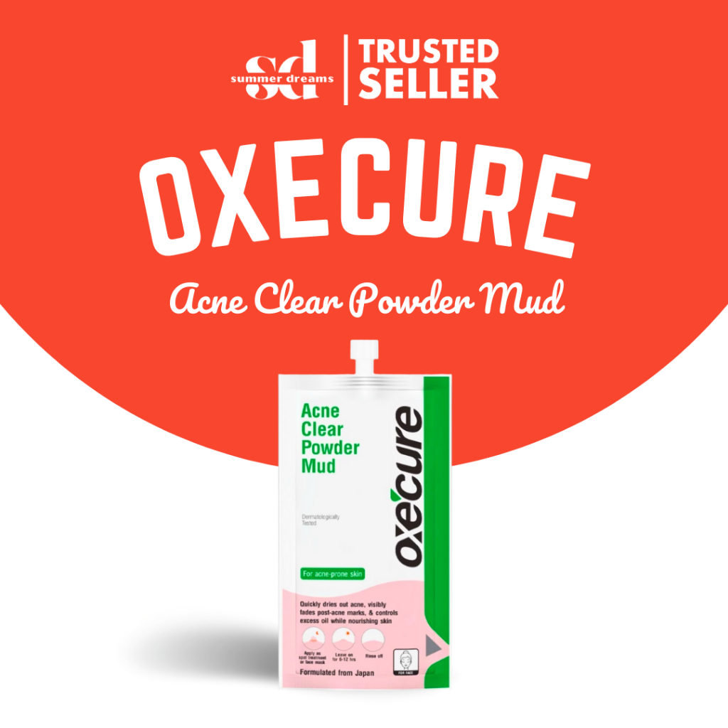 OXECURE Acne Clear Powder Mud 5g – 2-in-1 Spot Treatment & Face Mask ...