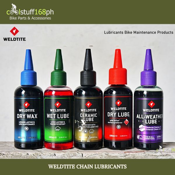 WELDTITE Bicycle Chain Maintenance Lubricant 100ml (All Weather ...