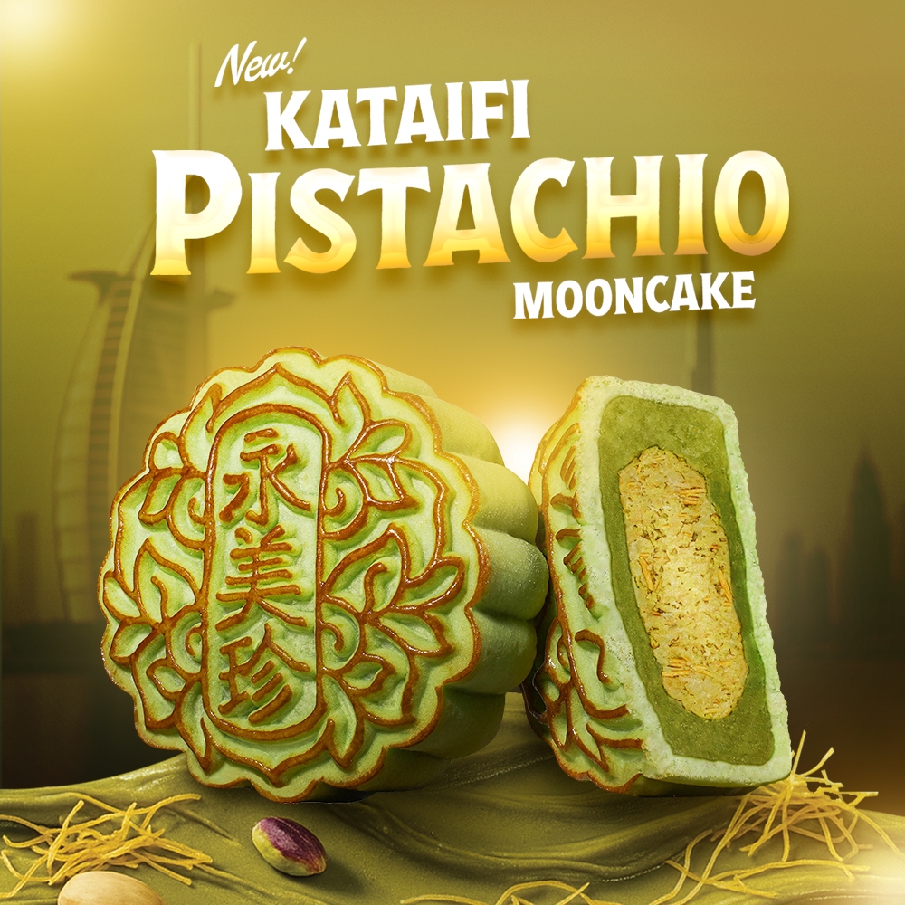 Eng Bee Tin Premium Pistachio Kataifi Mooncake New! | Shopee Philippines