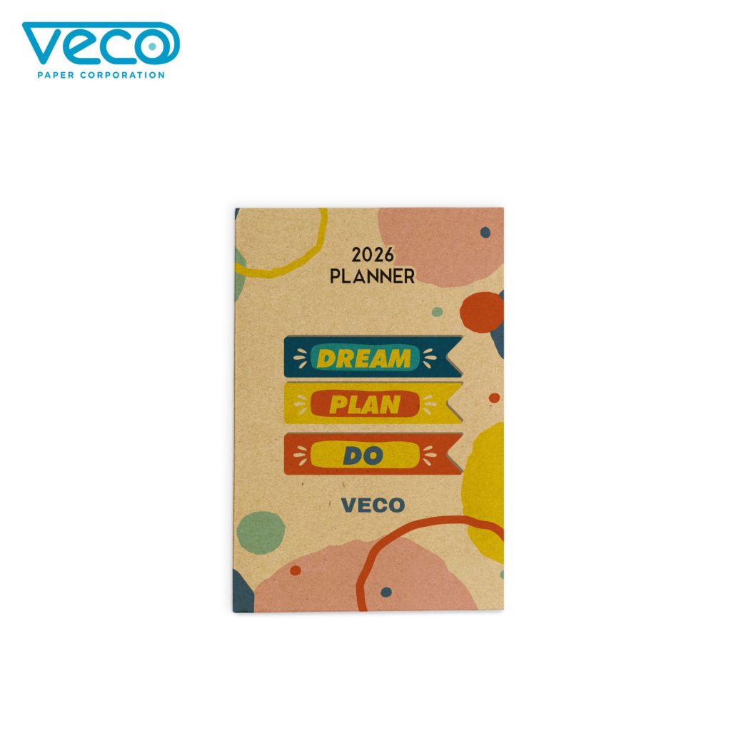 Veco Kraft Planner 2026 Cream Paper 80gsm 4x6 16lvs (1pc) | Shopee ...