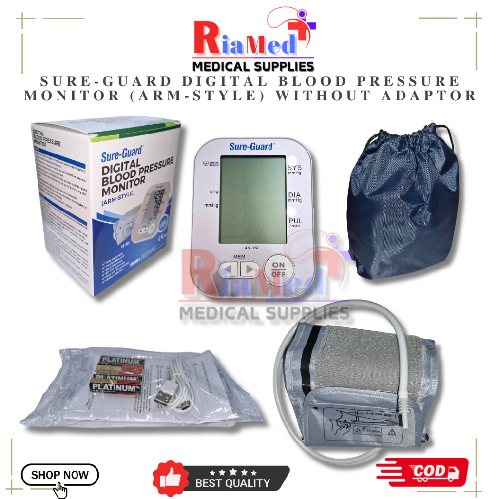 SURE-GUARD DIGITAL BLOOD PRESSURE | Shopee Philippines