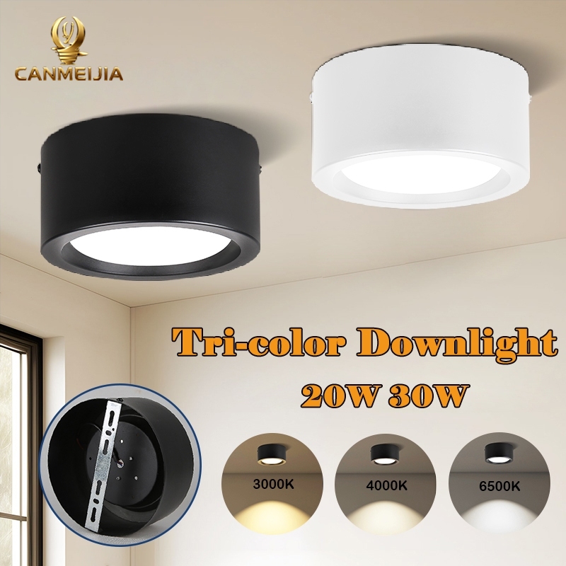 Tri color Downlight Ceiling Light Round 20W Led Ceiling Lamp Pin Lights ...