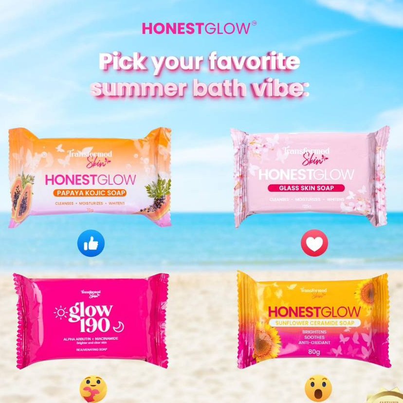 Honest Glow Glass Skin Soap 10x Whitening | Shopee Philippines