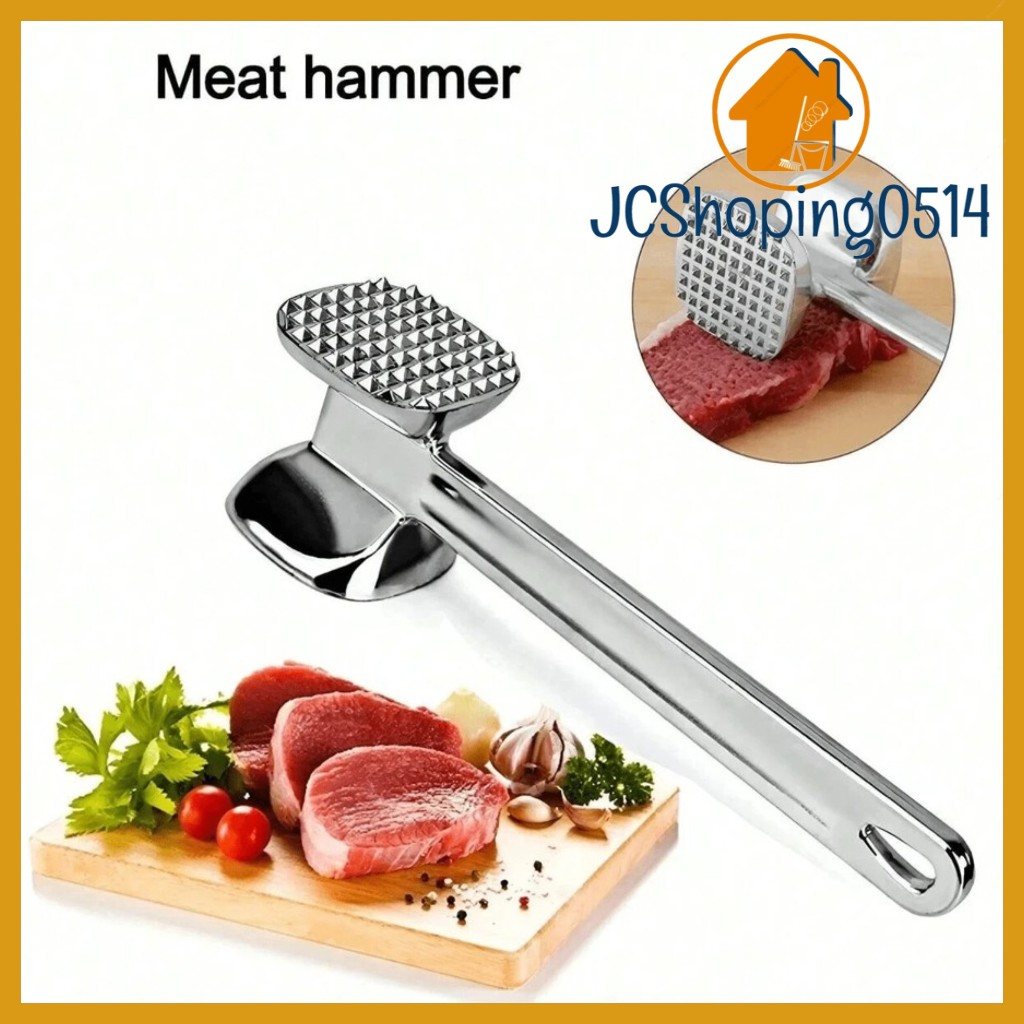 Meat Tenderizer Meat Hammer Steak Tender Tool Stainless Steel Steak ...