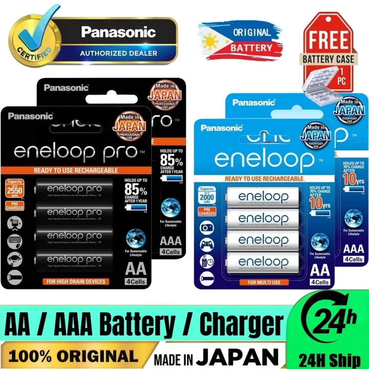 Eneloop Pro AA / AAA Rechargeable Battery 4 Cells | Shopee Philippines